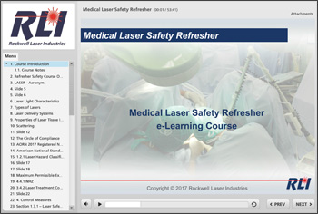 Online Laser Safety Training Courses at Rockwell Laser Industries