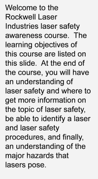 Laser Safety Awareness_DEMO